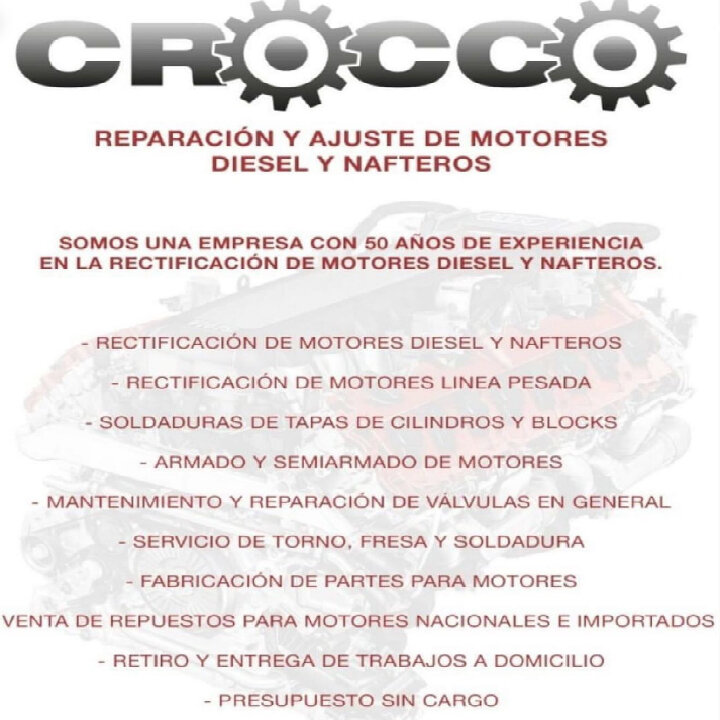 Sanayi ekipmanları firmaları Rectificaciones Crocco, , foto