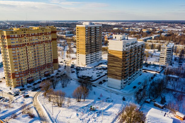 Konut blokları ZhK Istomkino, Noginsk, foto