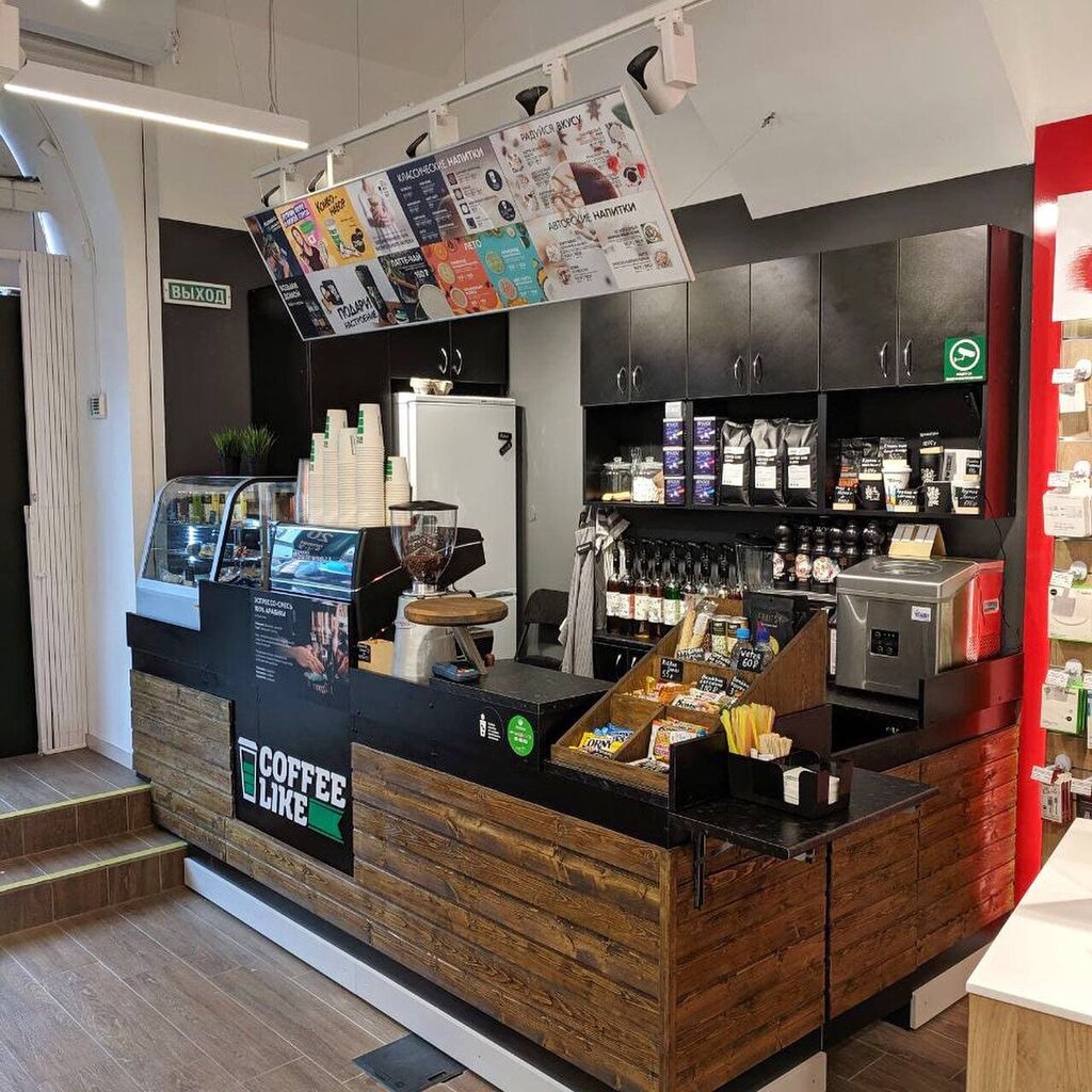 Kahve dükkanları Coffee Like, Saint‑Petersburg, foto