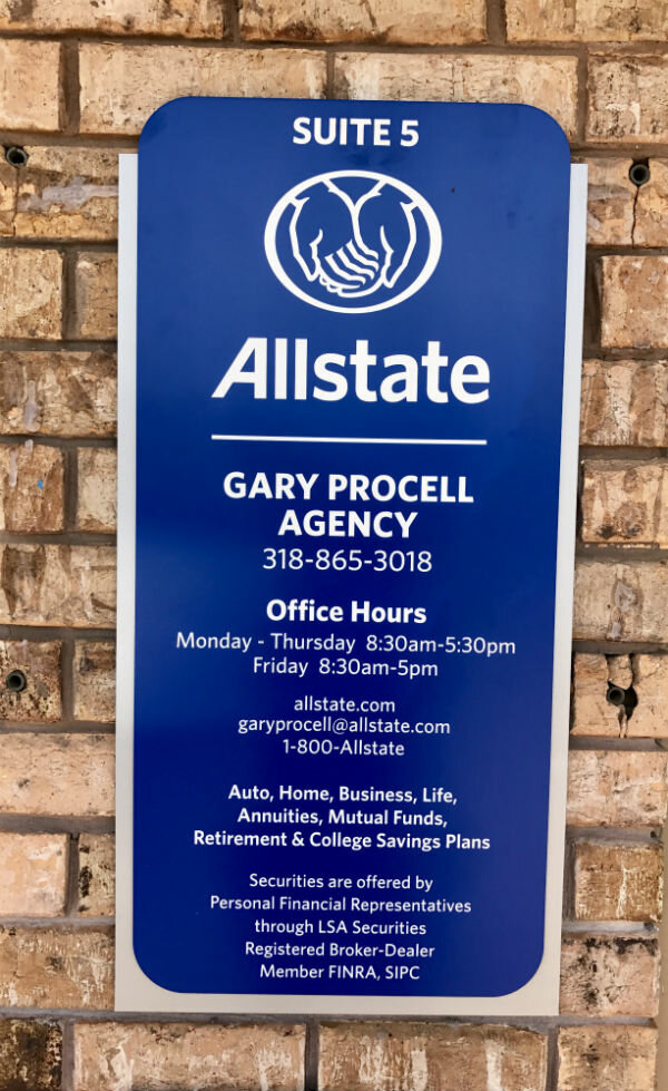 Sigorta şirketleri Gary Procell: Allstate Insurance, Louisiana Eyaleti, foto