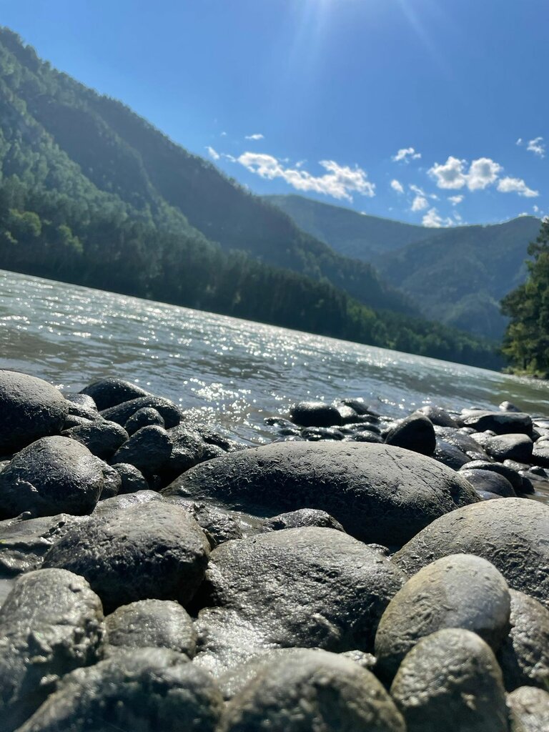 Resort oteller, tesisler Usadba V Munakh, baza otdykha, Altay Cumhuriyeti, foto