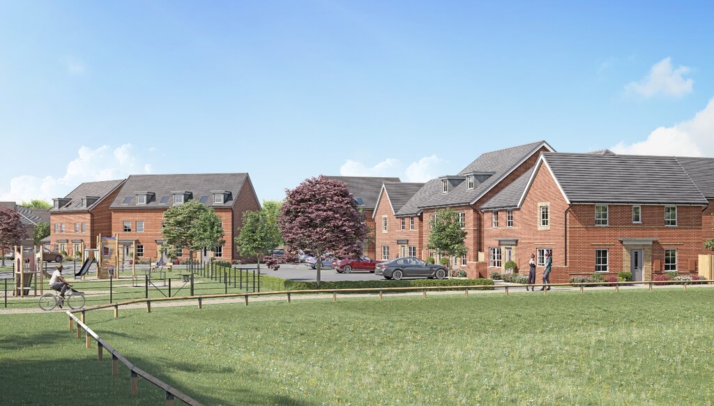 Arazi dizisi Barratt Homes - Brue Place, İngiltere, foto