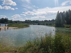 Пляж (Vologda Region, Kirillov), plaj  Kirillov'dan