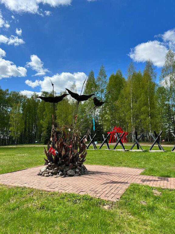 Anıt, heykel Мемориальный комплекс Поле Памяти, Smolenskaya oblastı, foto