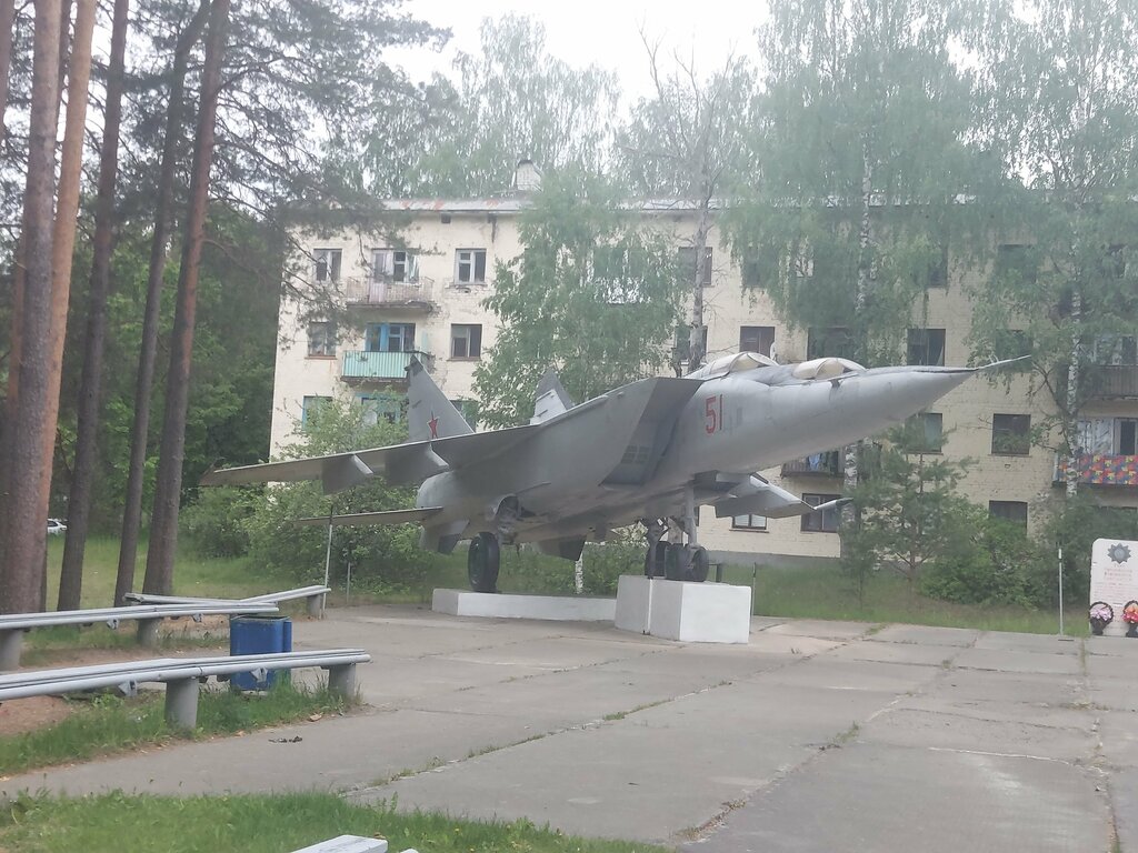 Teknoloji anıtı Самолет-памятник МиГ-25ПУ, Tverskaya oblastı, foto