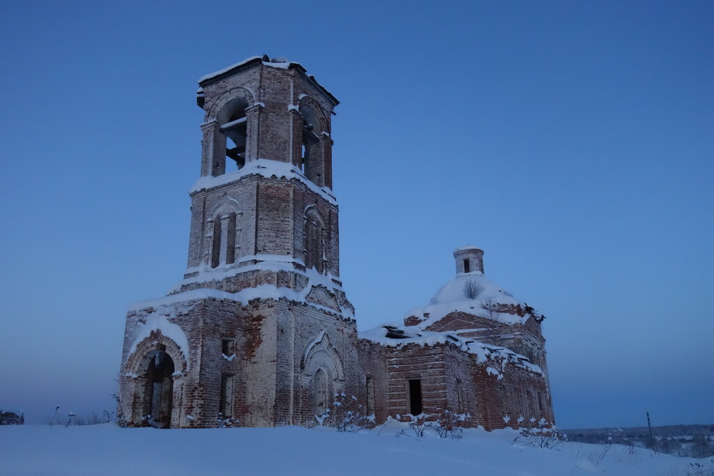 Protestan kilisesi Церковь Воскресения Христова, Komi, foto