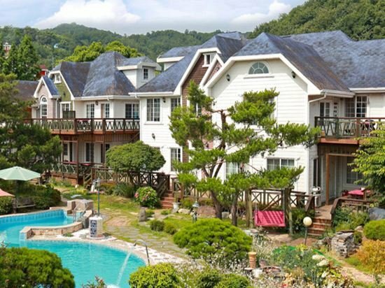 Otel Gyeongju Europe Village Pension, Kyonchju, foto