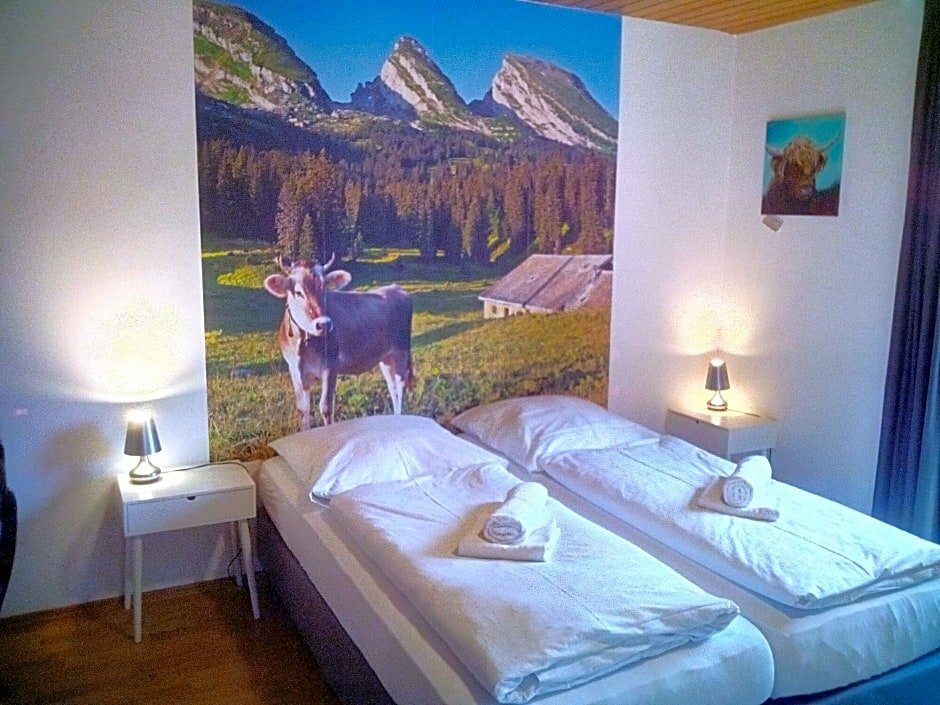 Otel Pension Bergblick, Bavyera, foto