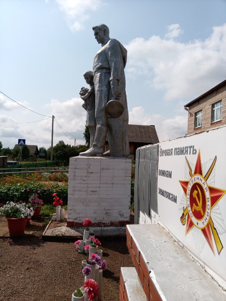 Anıt, heykel Обелиск участникам Великой Отечественной войны, Udmurtiya, foto