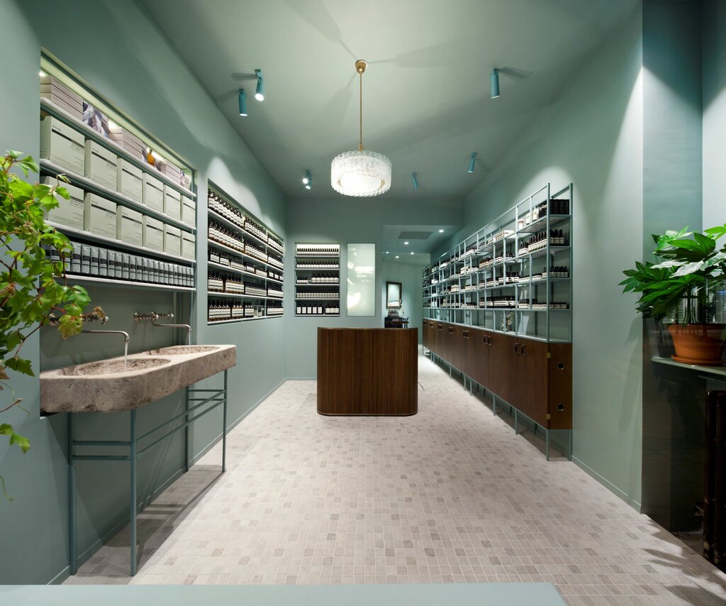 Kozmetik ve parfümeri mağazaları Aesop, Paris, foto