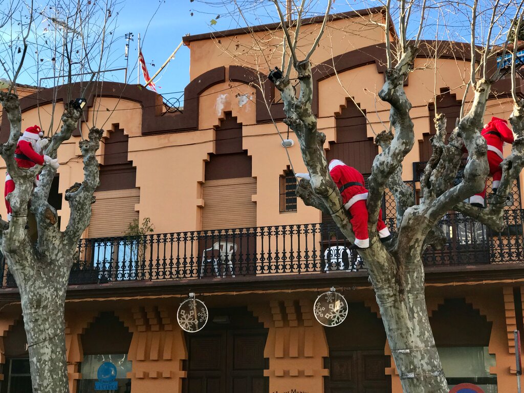 Tren istasyonu Caldes d'Estrac, Katalonya, foto