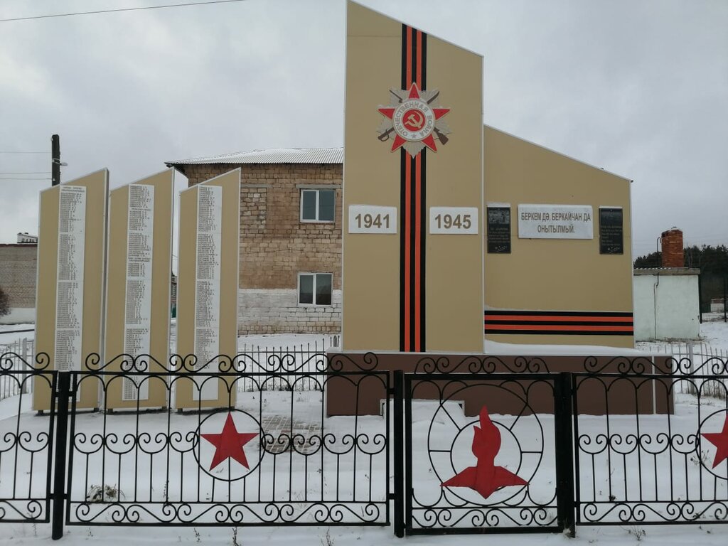 Anıt, heykel Обелиск воинам-односельчанам, павшим в Великой Отечественной войне, Tataristan, foto