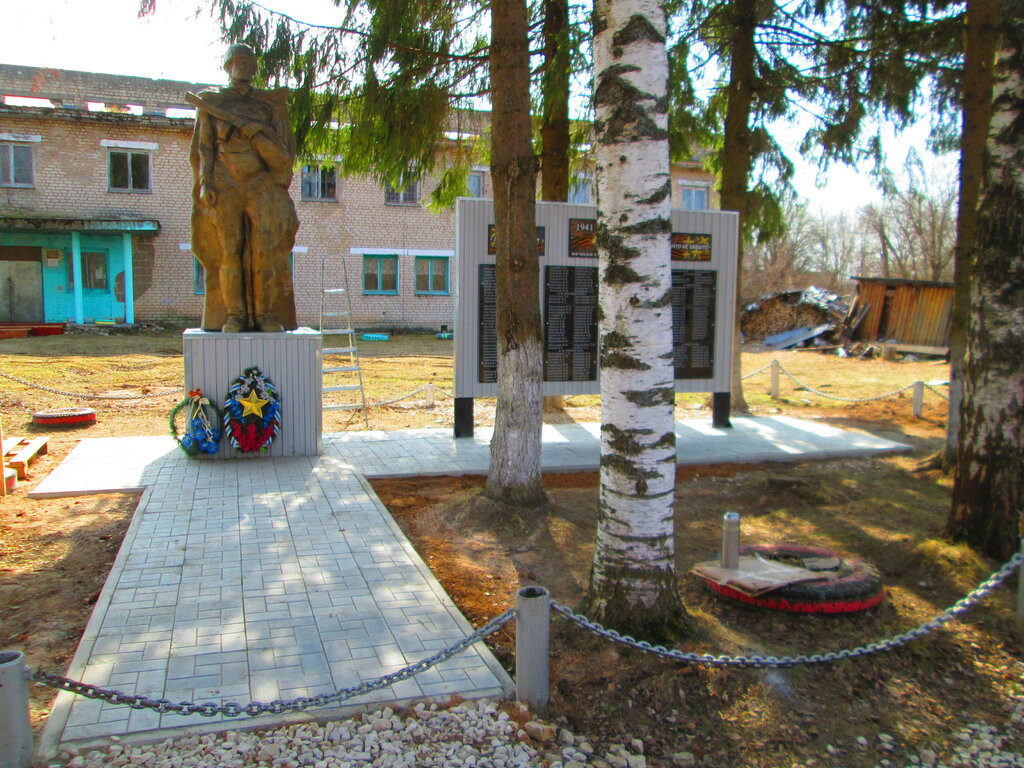 Anıt, heykel Обелиск погибшим в годы Великой Отечественной войны, Nijegorodskaya oblastı, foto