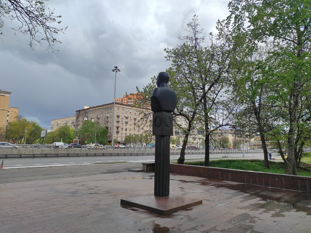 Anıt, heykel Строев Николай Сергеевич, Moskova, foto