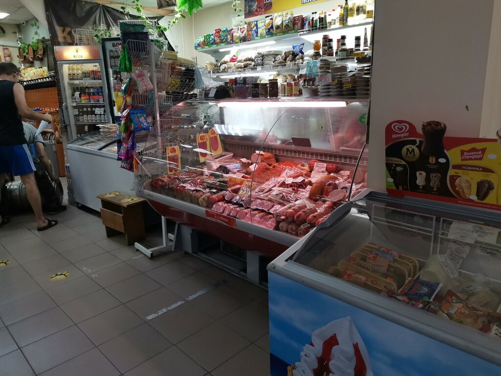 Kasap, şarküteri Колбасы-деликатесы, Novosibirsk, foto