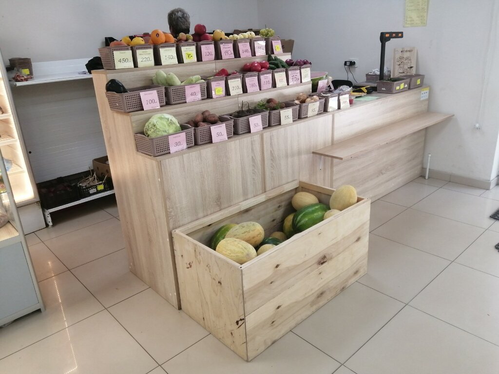 Toptan sebze ve meyve satışı Podsnezhnik, Perm, foto