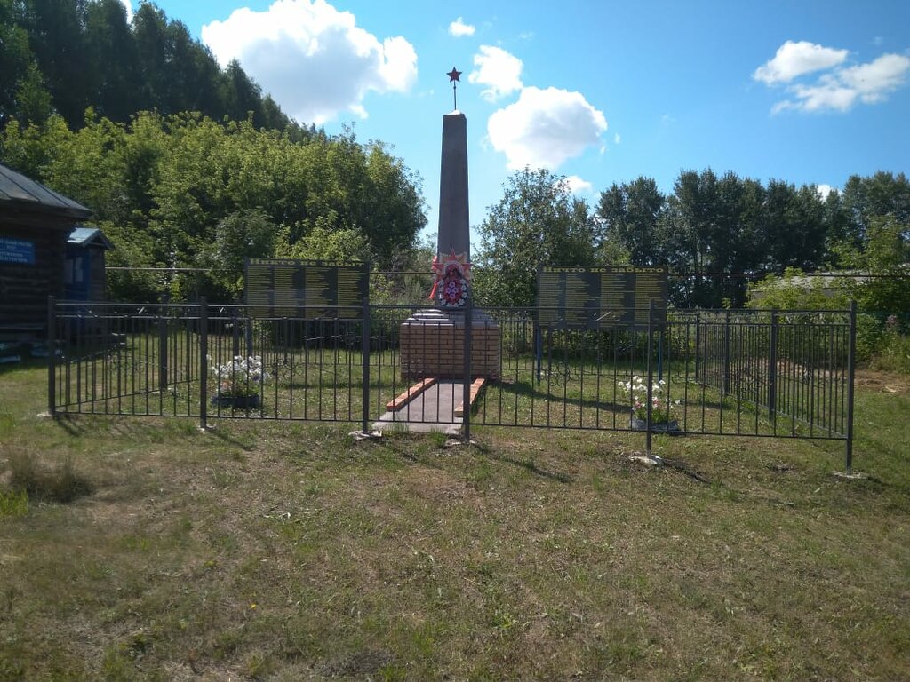Anıt, heykel Обелиск погибшим в ВОВ 1941-1945 гг, Tataristan, foto