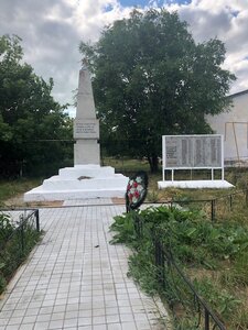 Павшим воинам Великой Отечественной войны 1941-1945 гг. (Samara Region, Borskiy rayon, selo Tavolzhanka, Tsentralnaya ulitsa), anıt, heykel  Samarskaya oblastından
