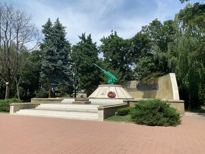 Воинам 57-го зенитного дивизиона (Krasnodar, skver Zenitchikov), anıt, heykel  Krasnodar'dan