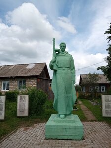 Землякам, павшим в годы Великой Отечественной войны (Udmurtian Republic, Kiyasovskiy rayon, derevnya Atabayevo), anıt, heykel  Udmurtiya'dan