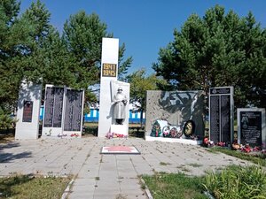 Слава воинам-землякам, погибшим в годы Великой Отечественной войны (Tyumen Region, Yalutorovskiy rayon, selo Berkut), anıt, heykel  Tümen (Tiumenskaya) oblastından
