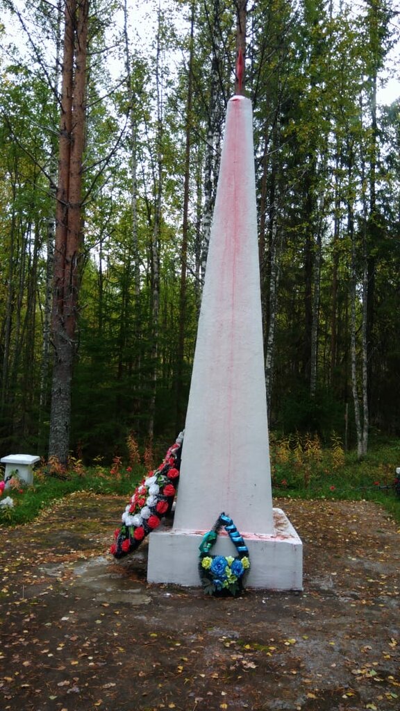 Anıt, heykel Братская могила, Karelya, foto