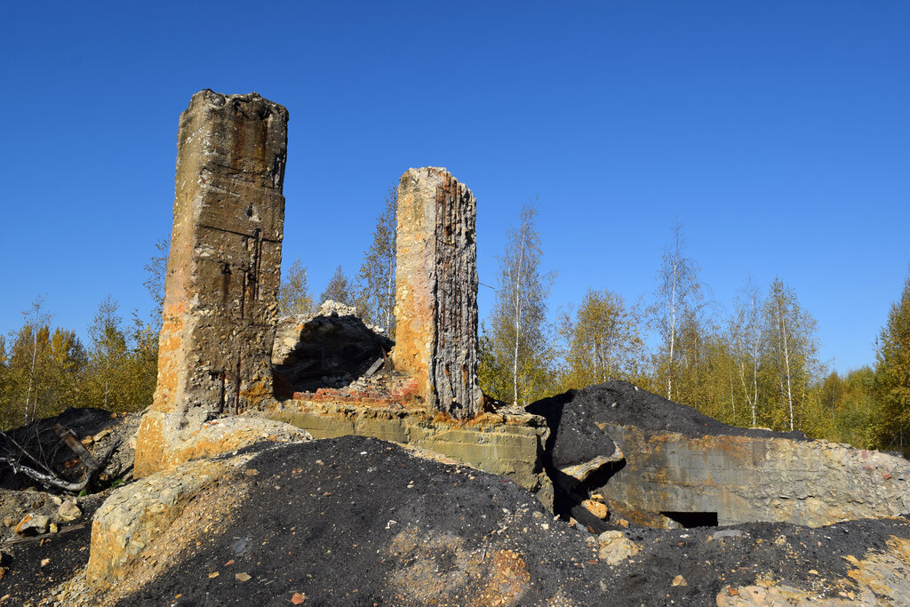 Dağ zirvesi Террикон закрытой шахты № 3 Арцыбашевская, Riazanskaya oblastı, foto