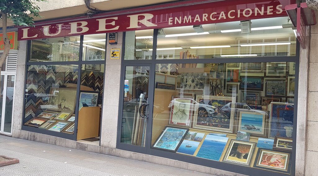 Resim, tablo ve çerçeve mağazaları Luber Enmarcaciones, Santander, foto