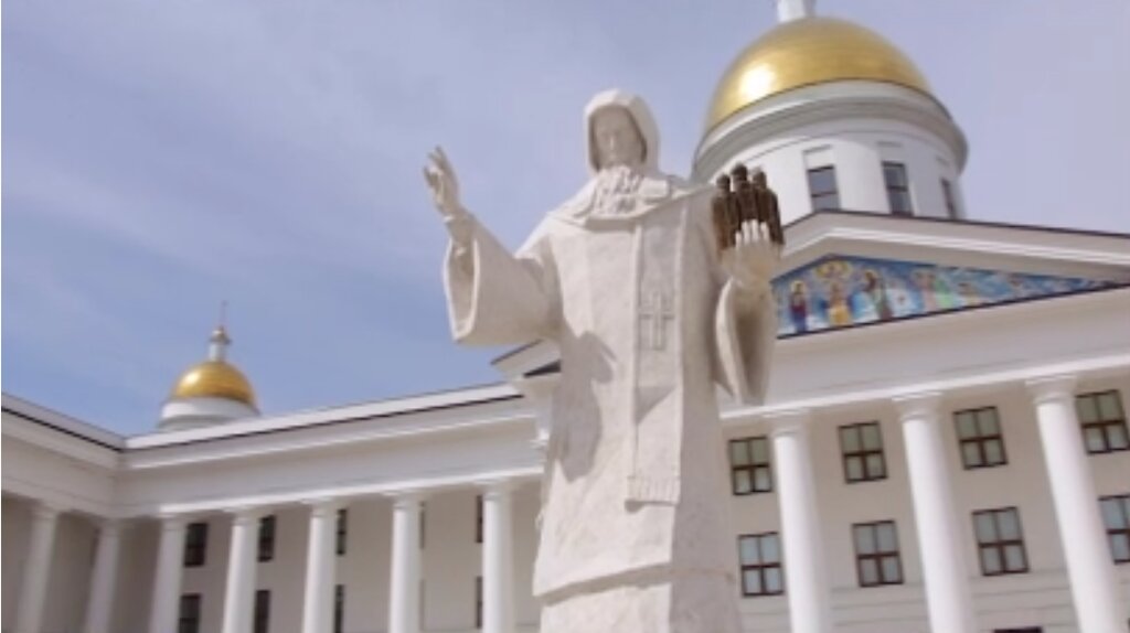 Anıt, heykel Святитель Алексий, Samara, foto