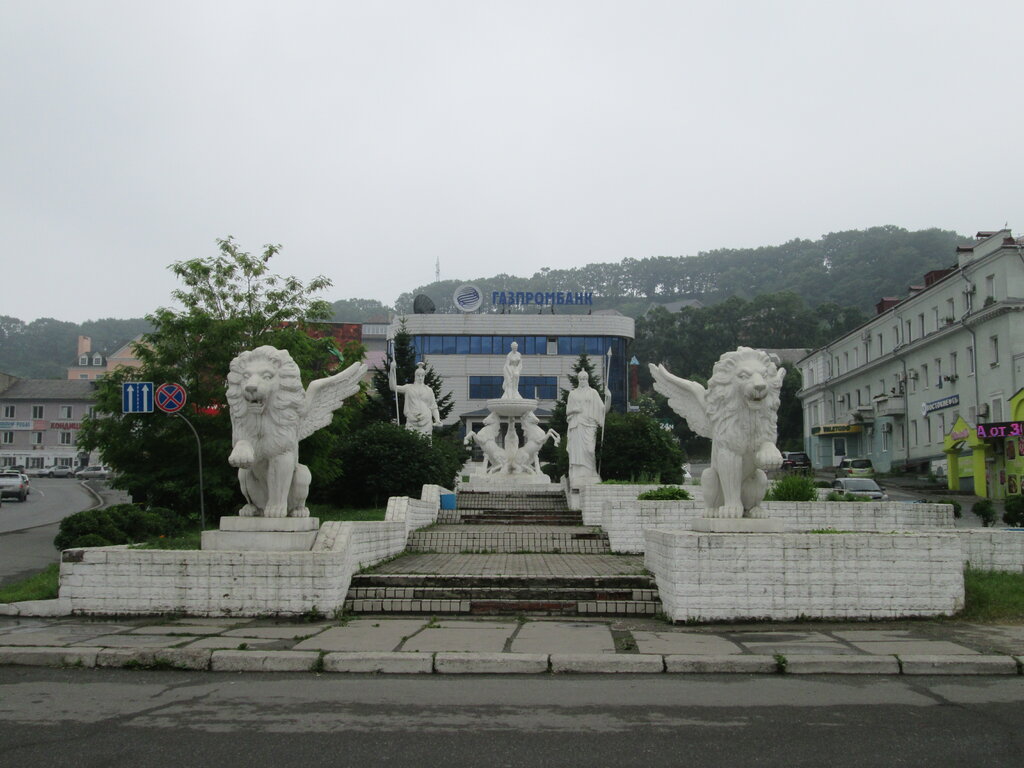 Anıt, heykel V.I. Lenin, Nahodka, foto