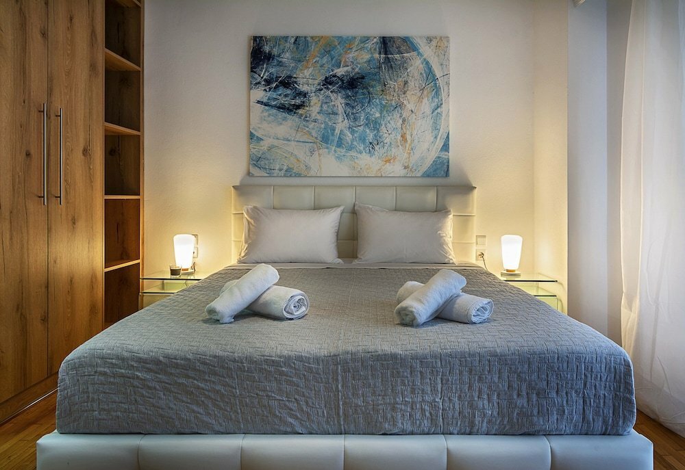 Otel Elegant spacious & minimalist Apt balcony, Atina, foto