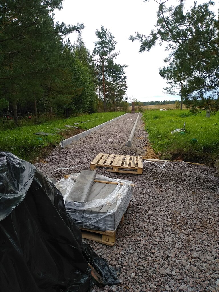 Anıt, heykel Братская могила, Saint‑Petersburg ve Leningradskaya oblastı, foto