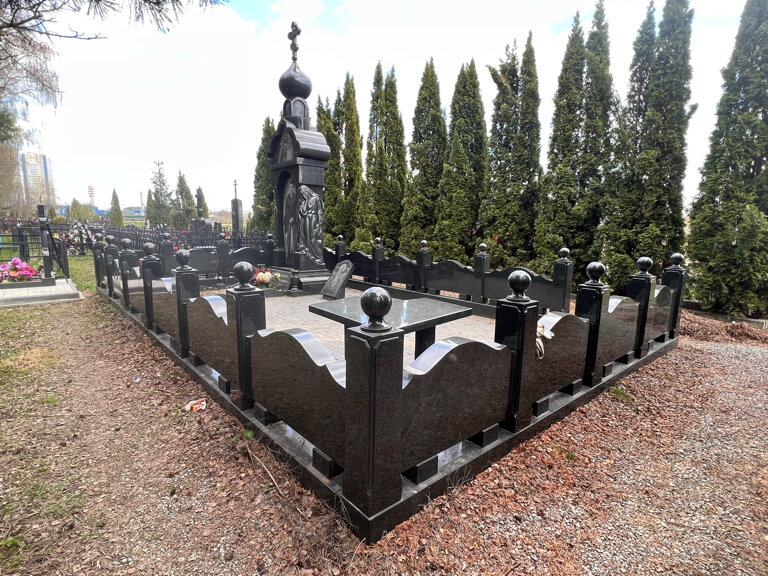 Mezarlıklar Zaboryevskoe Cemetery, Domodedovo, foto