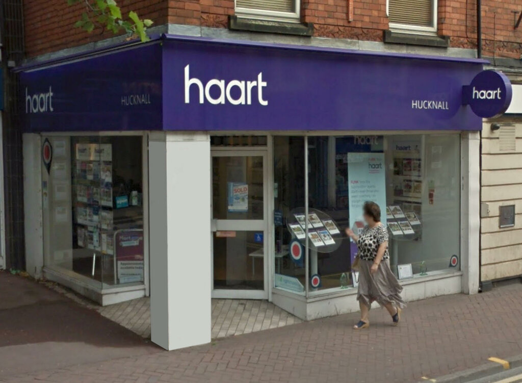 Eksper büroları Haart estate agents Hucknall, İngiltere, foto
