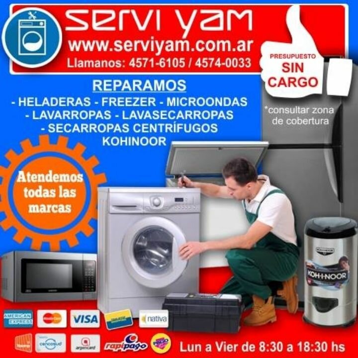 Beyaz eşya servisleri Service Microondas Lavarropas Serviyam, Buenos Aires, foto