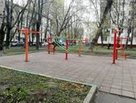 Уличные тренажёры (Moscow, Vostochniy Administrative Okrug, Vostochnoye Izmaylovo District), spor alanı  Moskova'dan