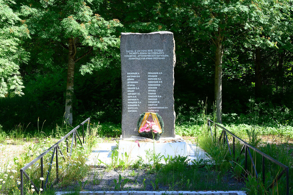 Ünlü kişilerin mezarları The grave of the hero of the Chechen War V.A. Alexandrova, Kingisepp, foto