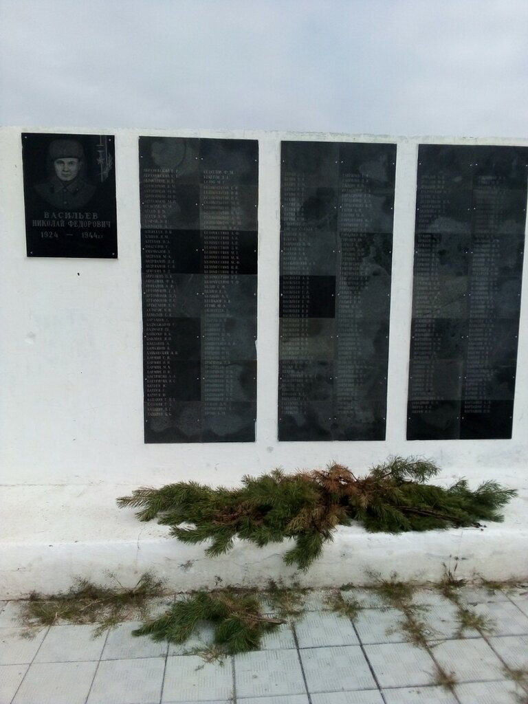 Anıt, heykel Воинам-землякам, погибшим на фронтах Великой Отечественной войны, Zabaykalski krayı, foto