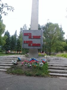 Воинам-землякам, погибшим на фронтах Великой Отечественной войны (Altai Territory, Topchikhinskiy rayon, selo Funtiki), anıt, heykel  Altayski krayından