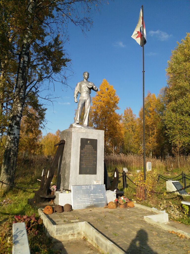 Anıt, heykel 73-й морской стрелковой бригаде, Saint‑Petersburg ve Leningradskaya oblastı, foto