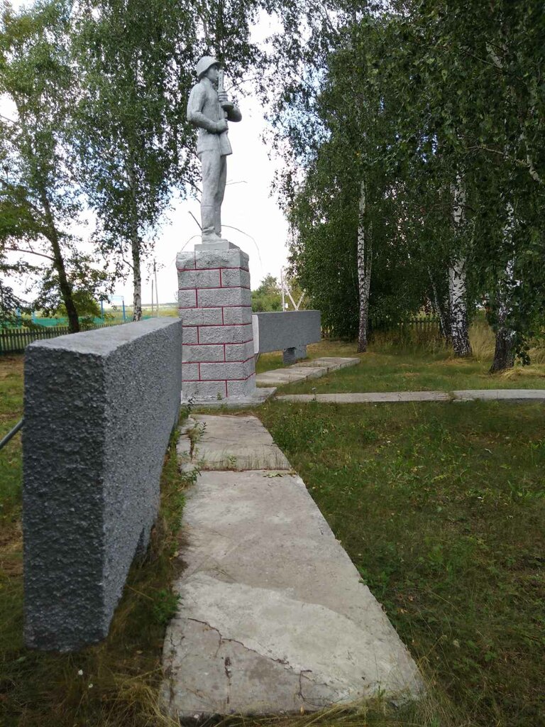 Anıt, heykel Обелиск воинам, павшим в годы Великой Отечественной войны, Ulyanovskaya oblastı, foto