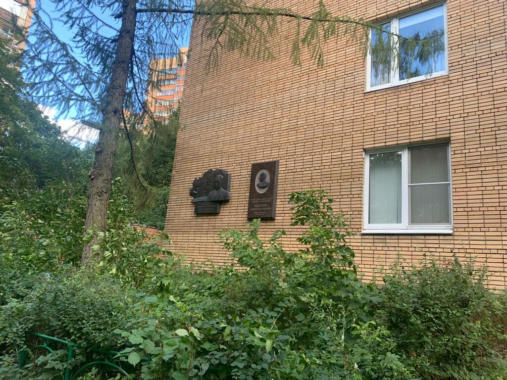 Anıt levhası, anıt taş Андреев Андрей Матвеевич, Moskova, foto