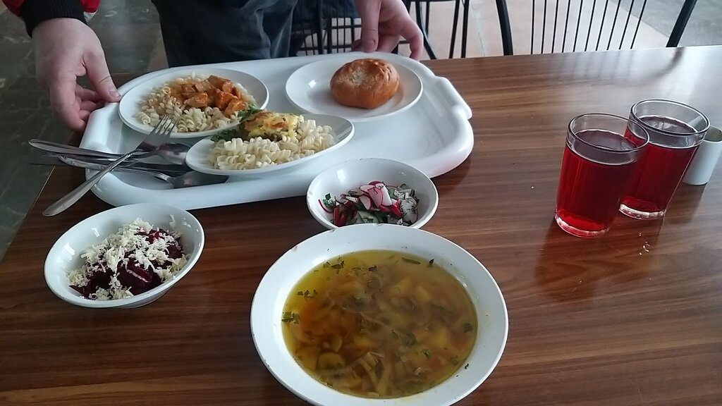 Kantin, yemekhane Масленица, Kerç, foto