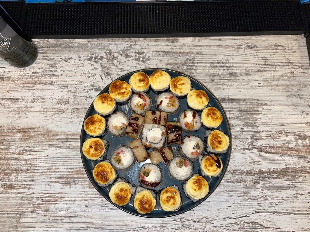 Suşi restoranı Riso Sushi Cafe, Moskova, foto