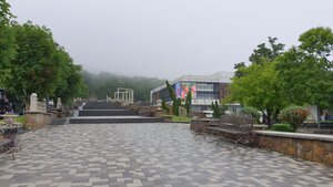 Смотровая площадка (Stavropol Territory, Zheleznovodsk, Kurortny park Zheleznovodska, terrenkur №1), seyir terası  Zheleznovodsk'tan