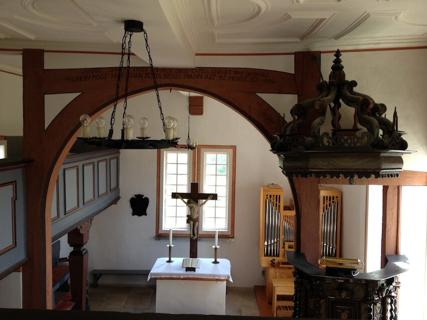 Dini dernekler Evangelische Kirche Gunzenau - Evangelische Kirchengemeinde Nieder-Moos, Hesse, foto