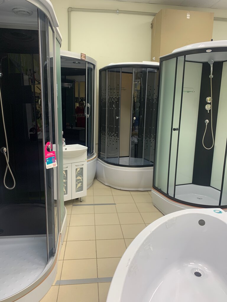 Banyo ve klozet mağazaları Мир душевых кабин, Kinel, foto