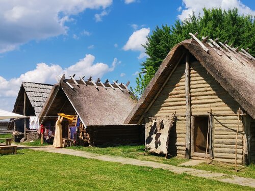 Müzeler ve sanat galerileri Historical and cultural park-museum Medieval settlement Ushkuy, Kaliningradskaya oblastı, foto
