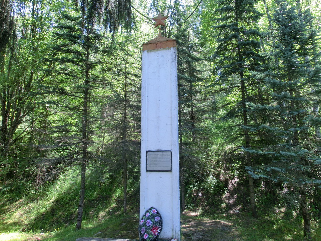 Anıt, heykel Воинам 344-й стрелковой дивизии, Kalujskaya oblastı, foto