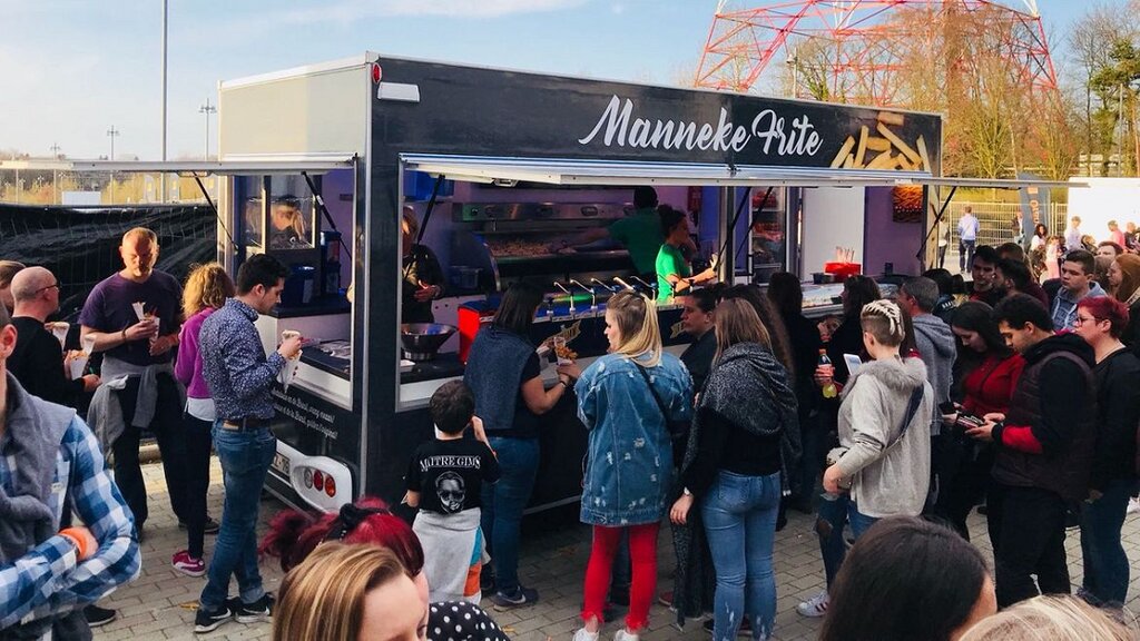 Catering firmaları Manneke Frite, Flaman Brabant, foto